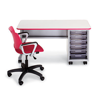 Cascade® Teacher Desk – Single Pedestal – Add Some Class